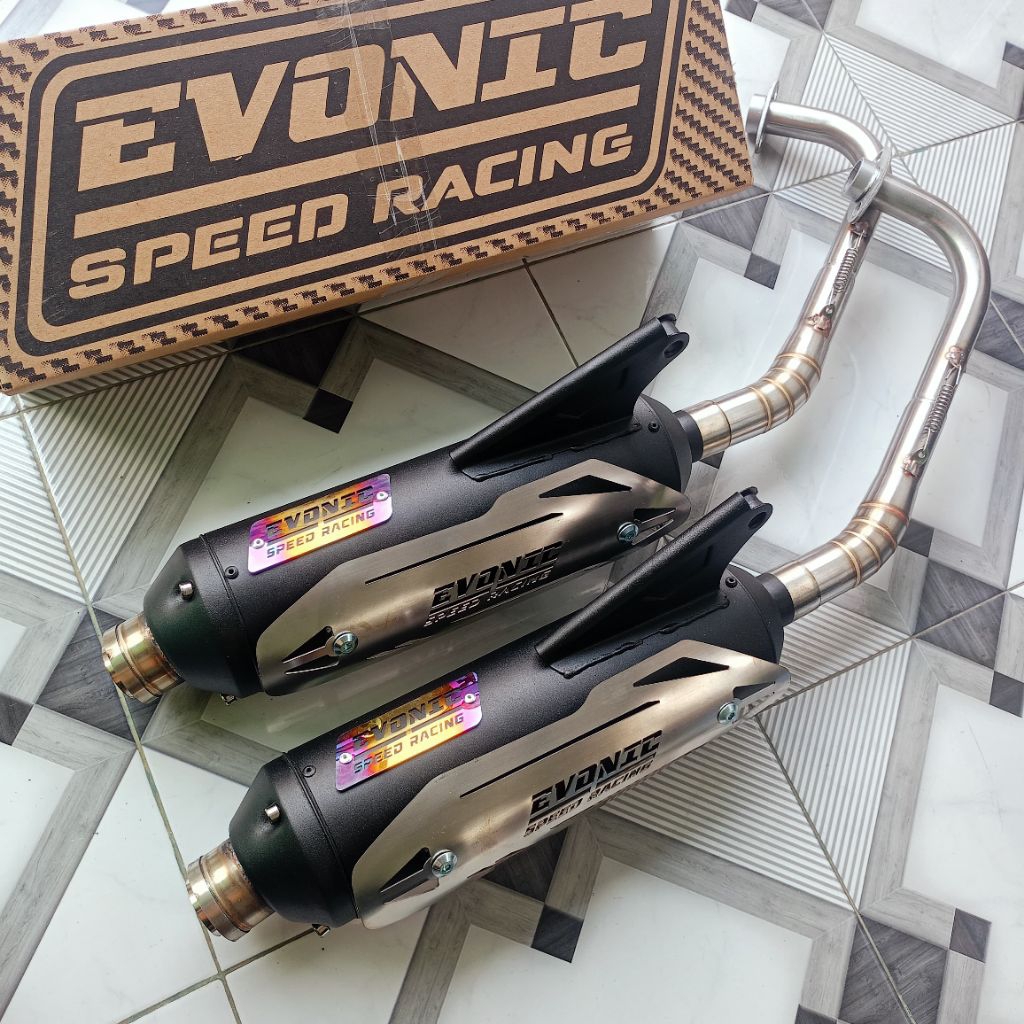 MIO Standard Racing Exhaust Original EVONIC inlet [28-38mm] Mio Sporty ...