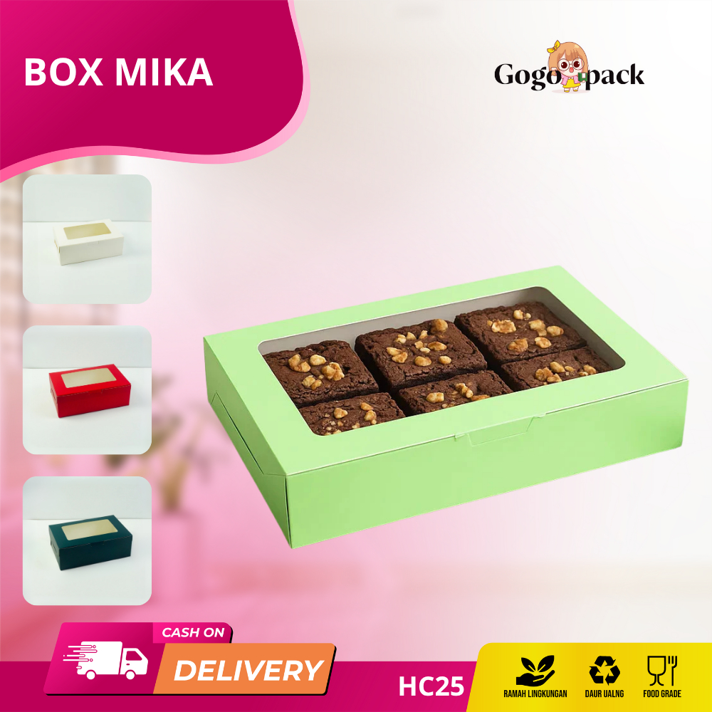 Thick Ivory Mica Box / Snack Box / Food Box / Cake Box / Rice Box ...