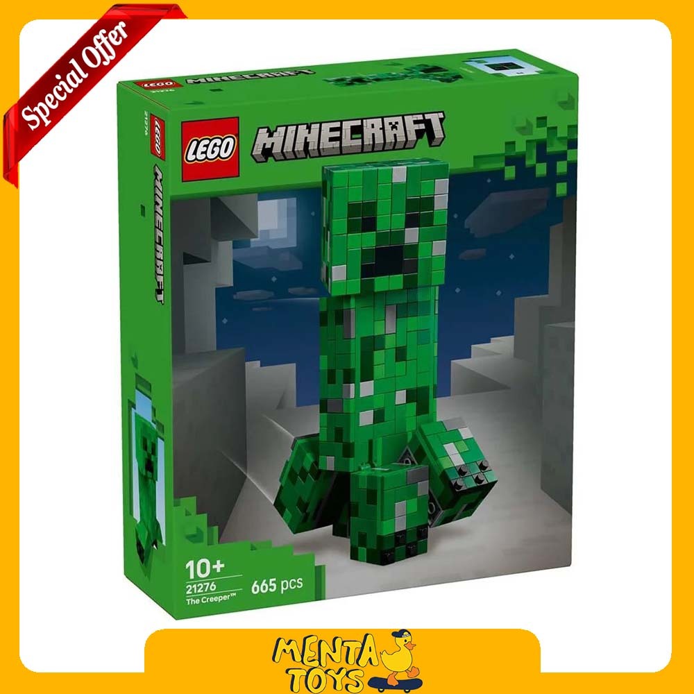 LEGO Minecraft 21776 The Creeper Posable Figure Buildable Toy For Kids ...