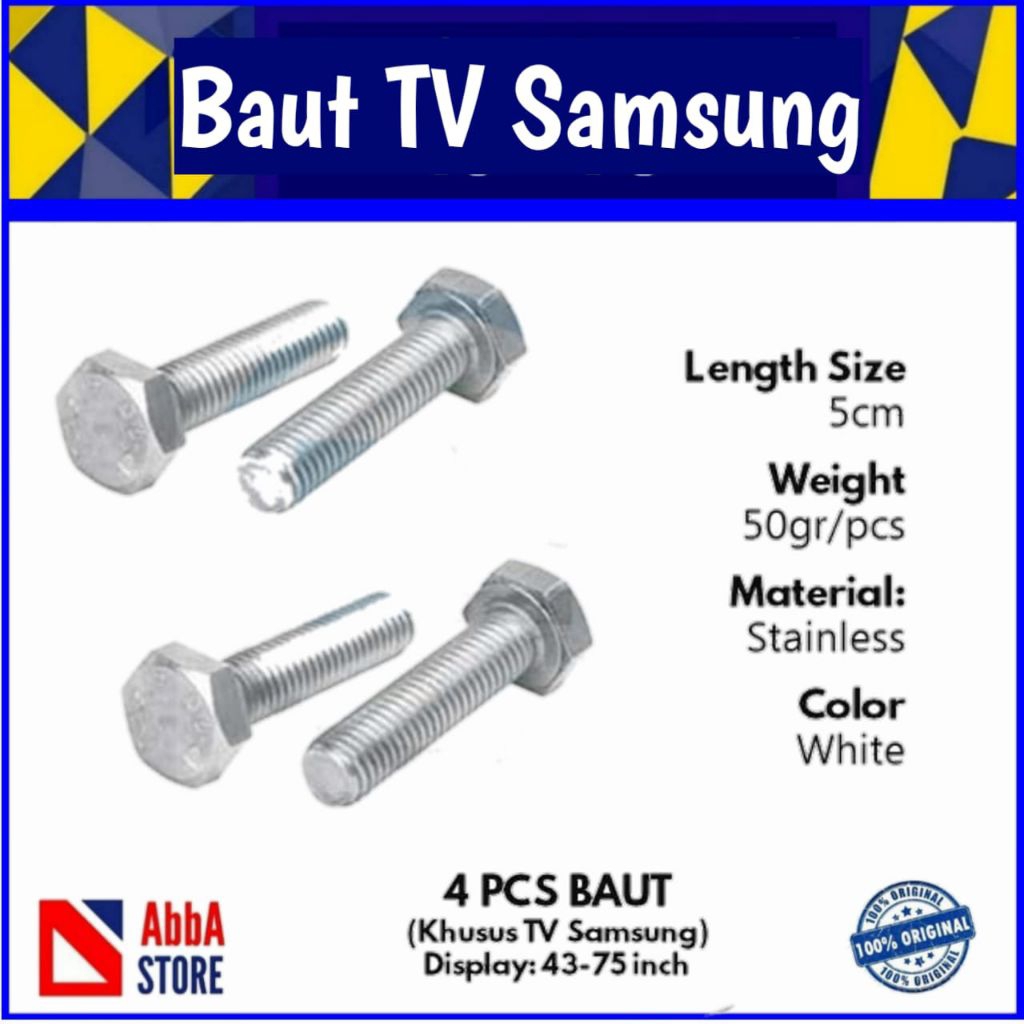 Samsung TV Bolts 43-85 Inch | Shopee Philippines