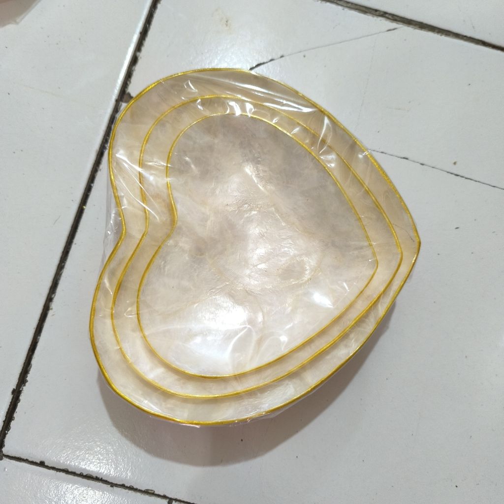 Sea shell bowl love model white shell bowl | Shopee Philippines