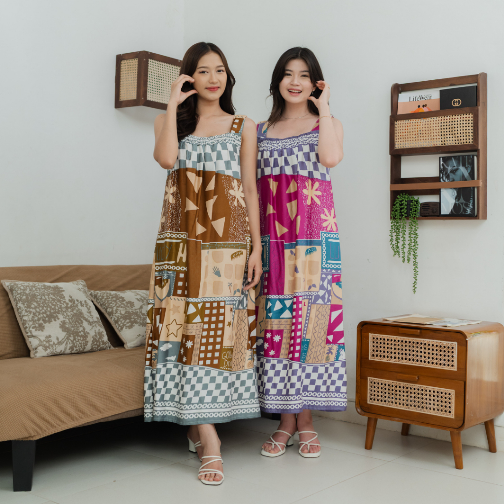 Daster Yukensi Dress Jumbo IBIZA Arnisa Vol. 4 | Shopee Philippines