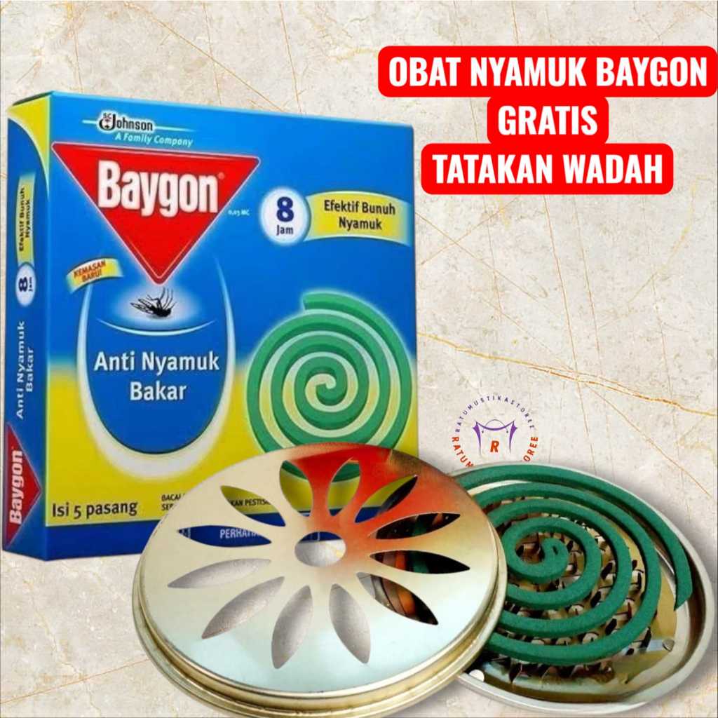 Baygon max Mosquito Repellent & Free Mosquito Coil Base | Shopee ...
