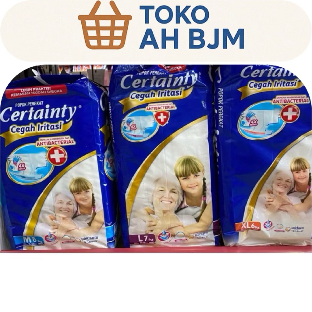 Adhesive Adult Certainty Diapers M8-L7-XL6 | Shopee Philippines