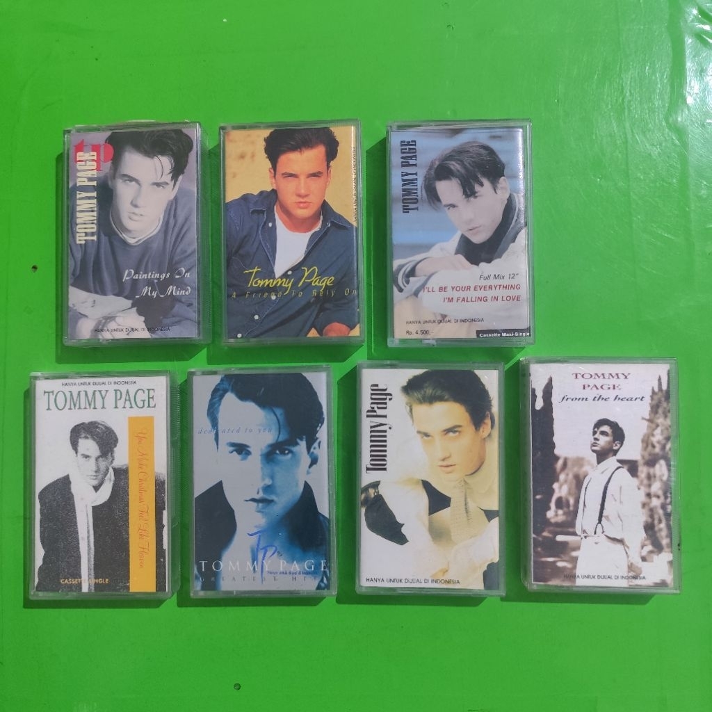 TOMMY PAGE Cassette Album For Sale Package of 7 Cassettes (For 7 ...