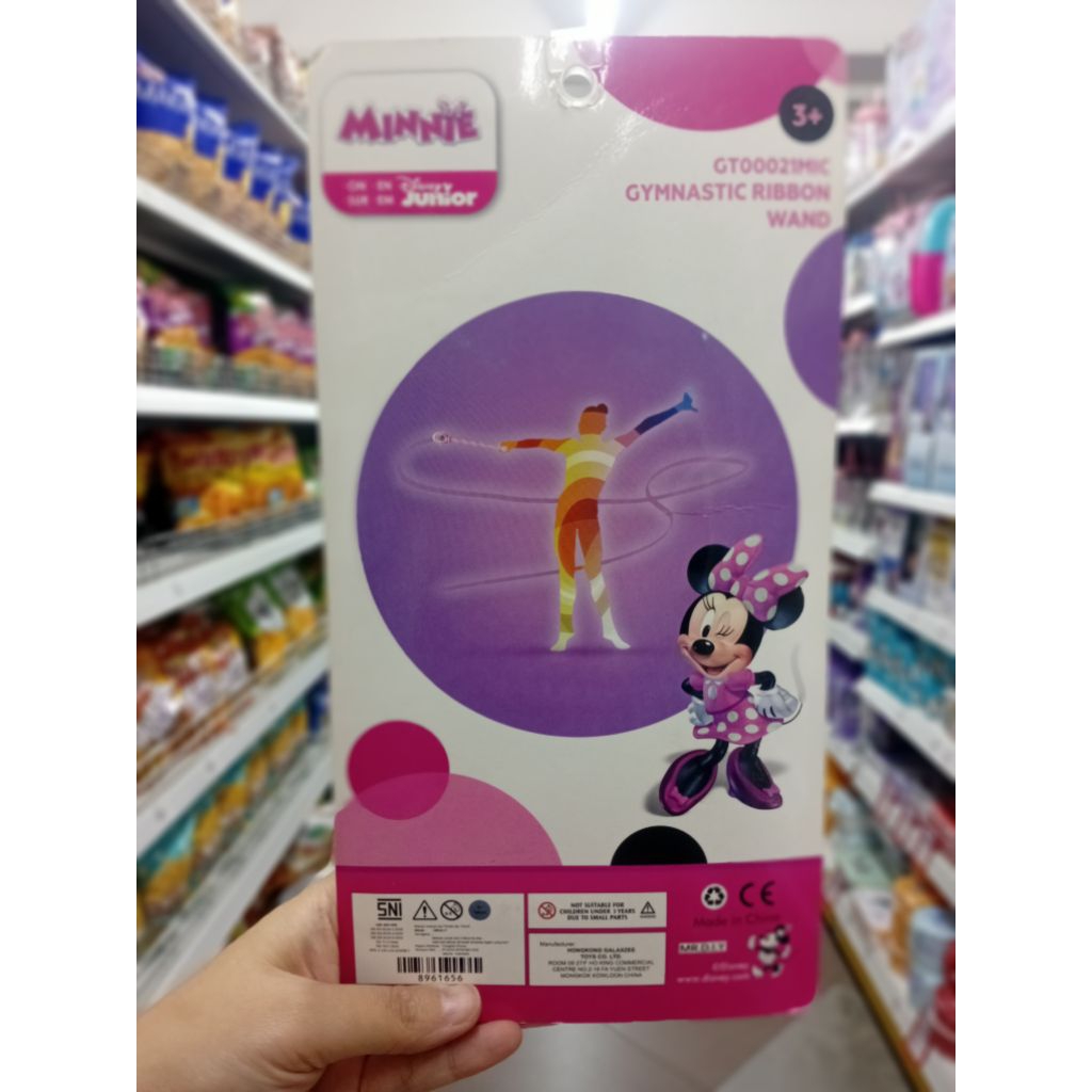 Minnie Mouse Gymnastic Ribbon Wand Ribbon Strap Twirling Satin Stick ...
