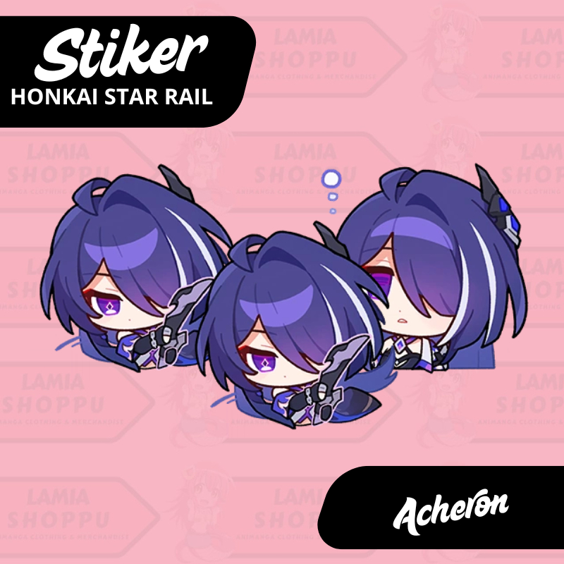 Acheron Honkai Star Rail Sticker | Acheron HSR Sticker | Waterproof ...