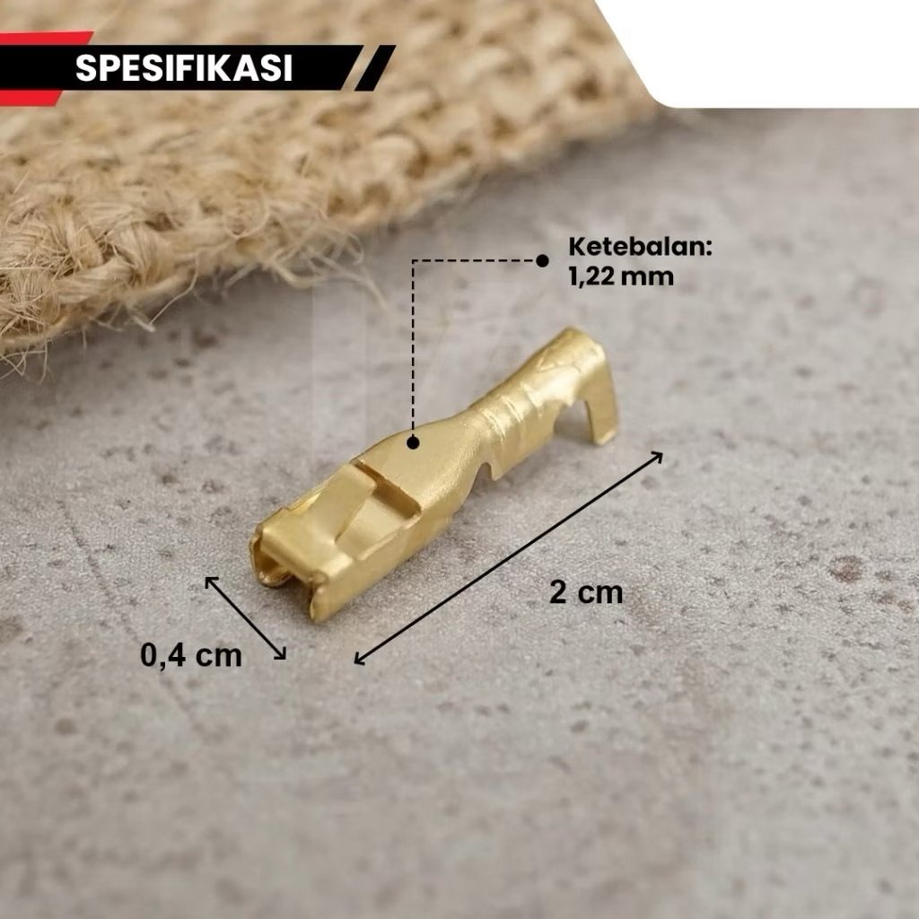 Terminal Skun Flat Cable Connector Female / Skun Large Universal (1 pcs ...