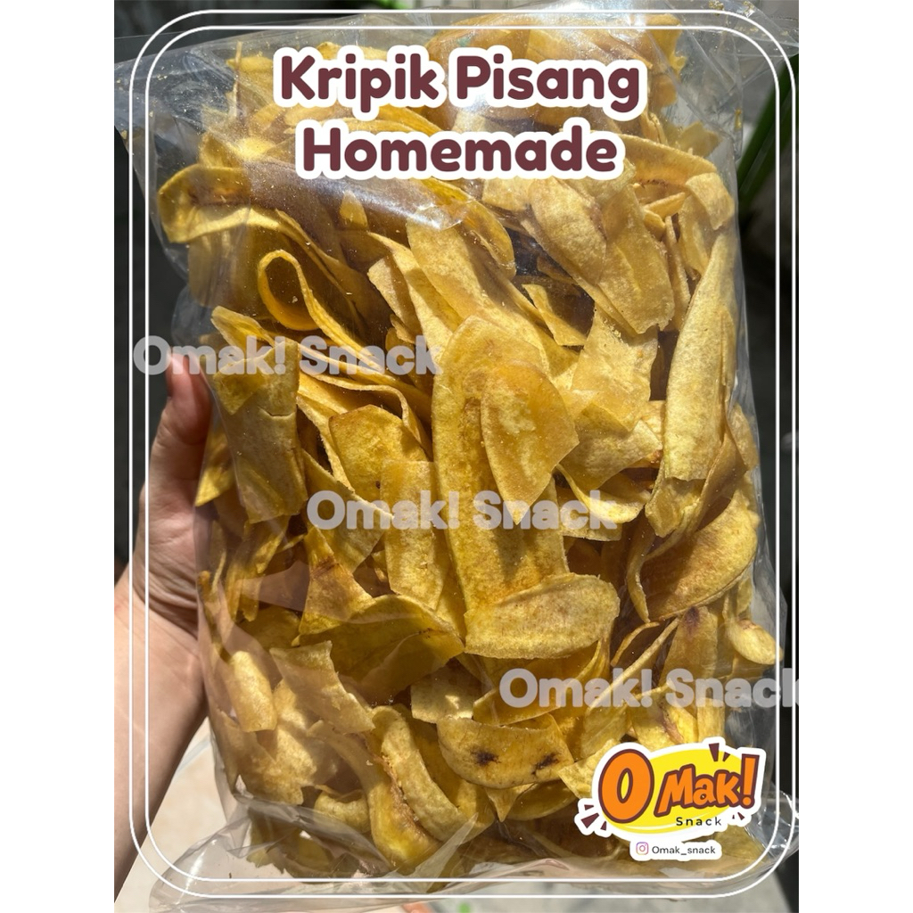 Homemade Banana Chips Brittle 1 Kg | Shopee Philippines