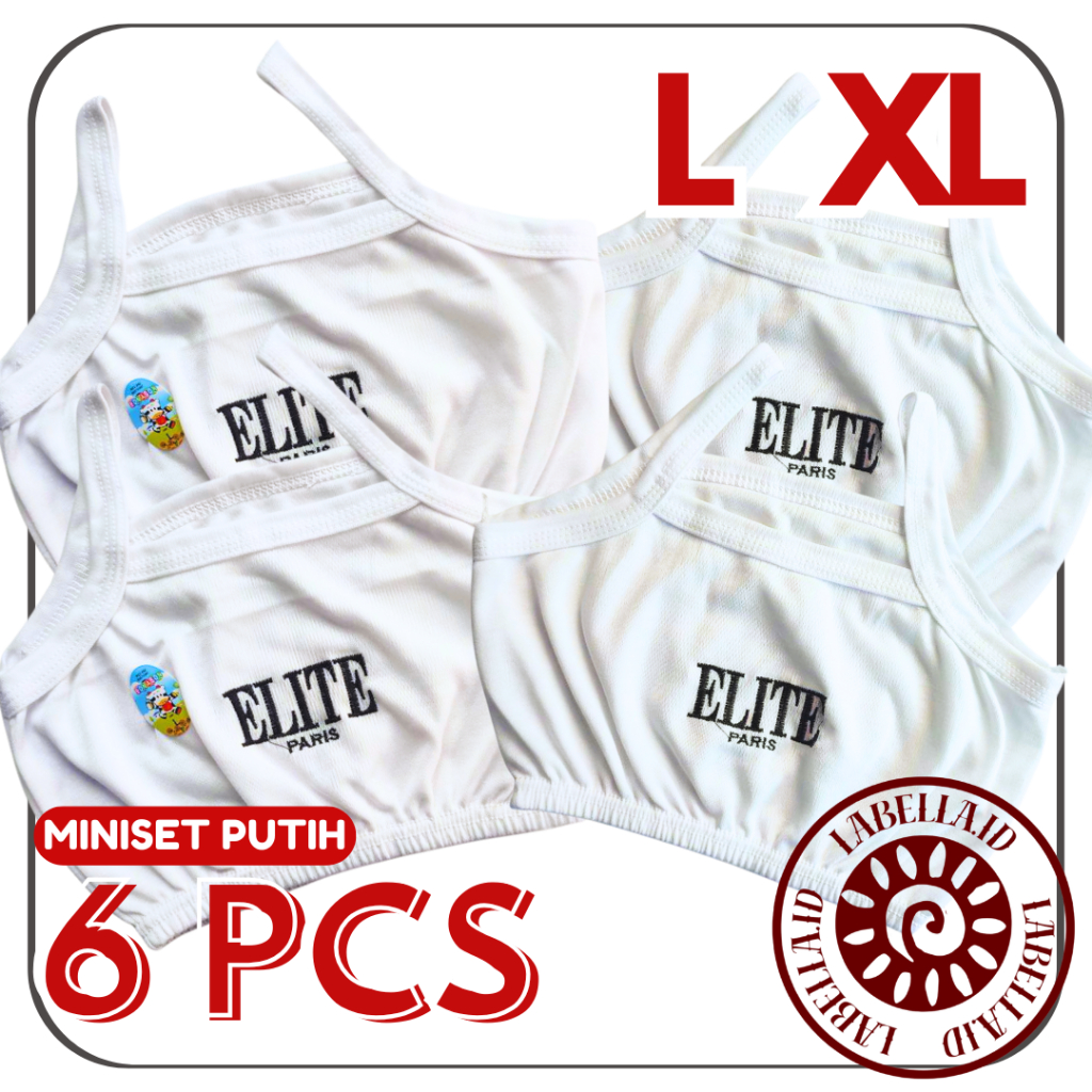 6 Pcs White Minisets for Elite Children, Elementary/Middle School ...