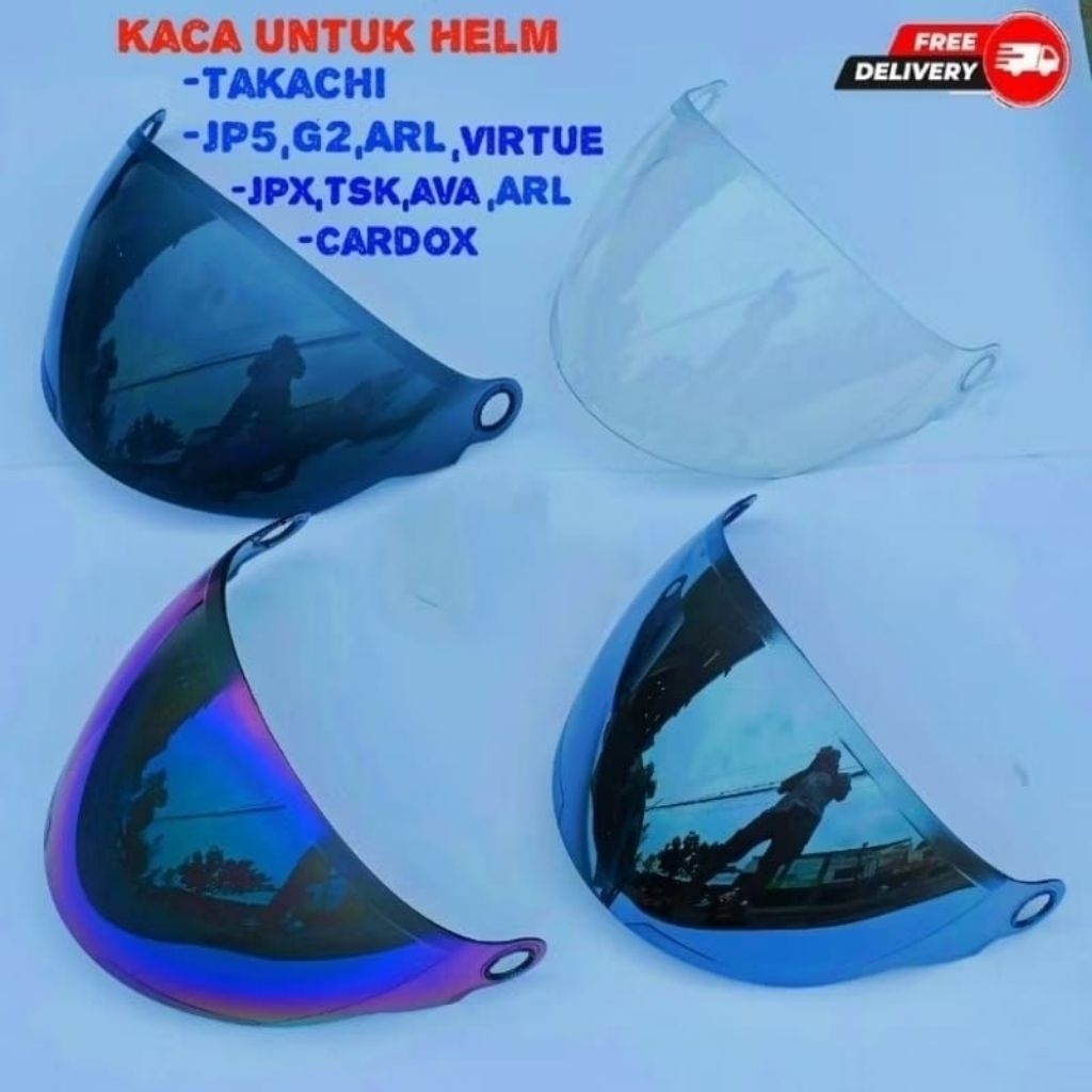 Standard Takachi Helmet visor, JPX THI AVA G2 hat 2 visor / jingle ...