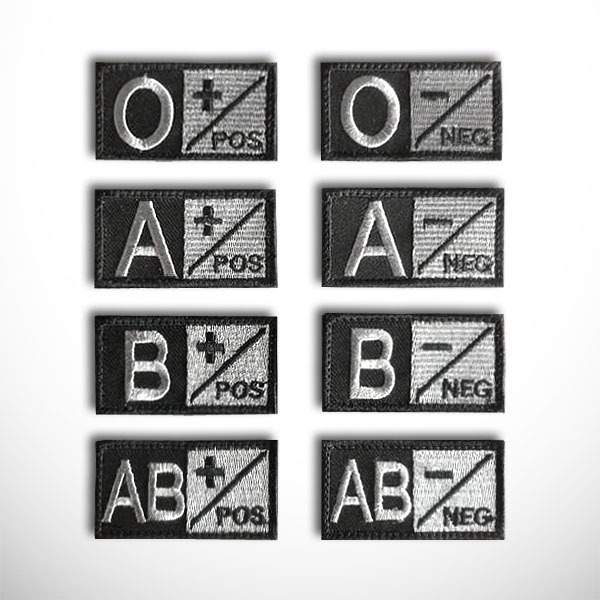 Blood type embroidery Patch | Blood type | Shopee Philippines