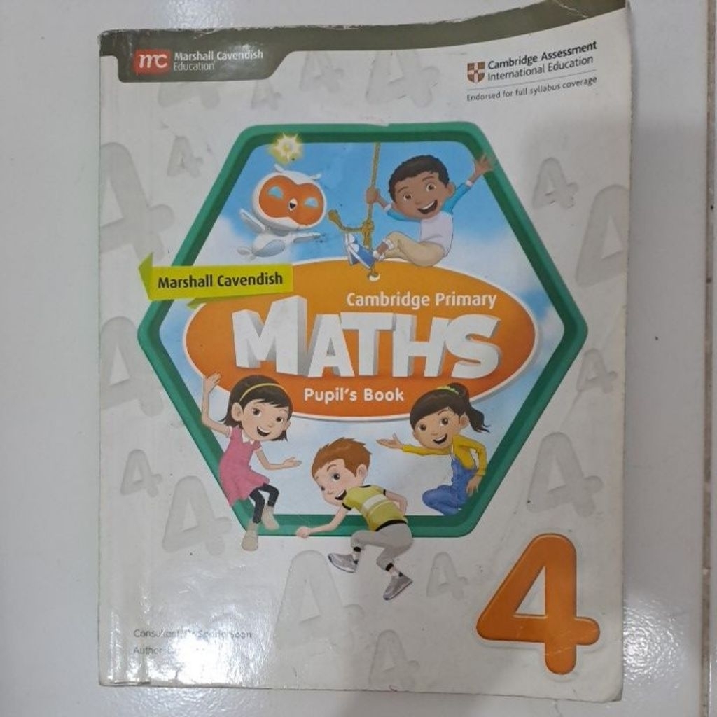 Marshall cavendish cambridge primary math 4 pupil's book 4 (used book ...