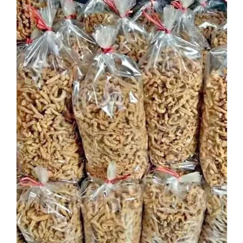 Crispy Chicken Intestine Chips Crispy Savory Orange Leaves 1kg | Shopee ...