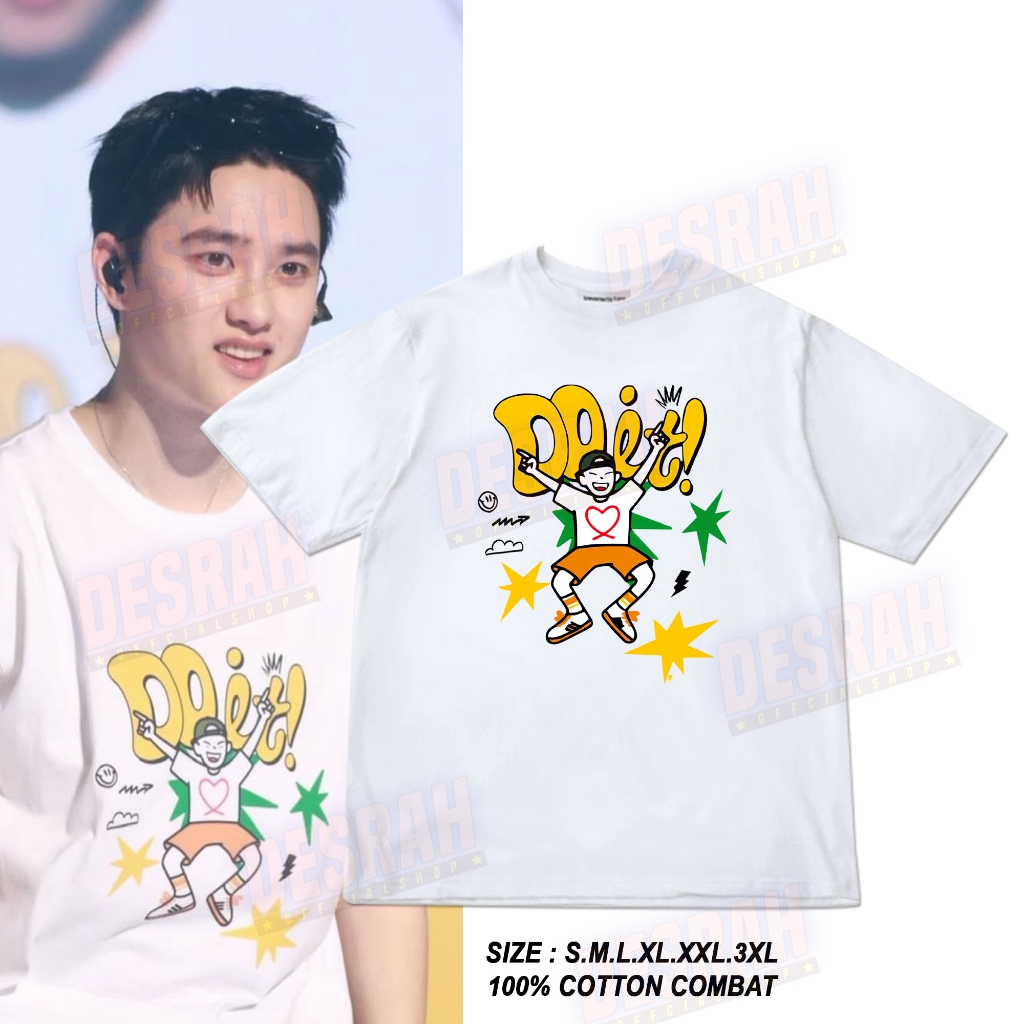 Korean kpop t-shirt Doh Kyungsoo DO IT tshirt MERCH CONCERT | Shopee ...