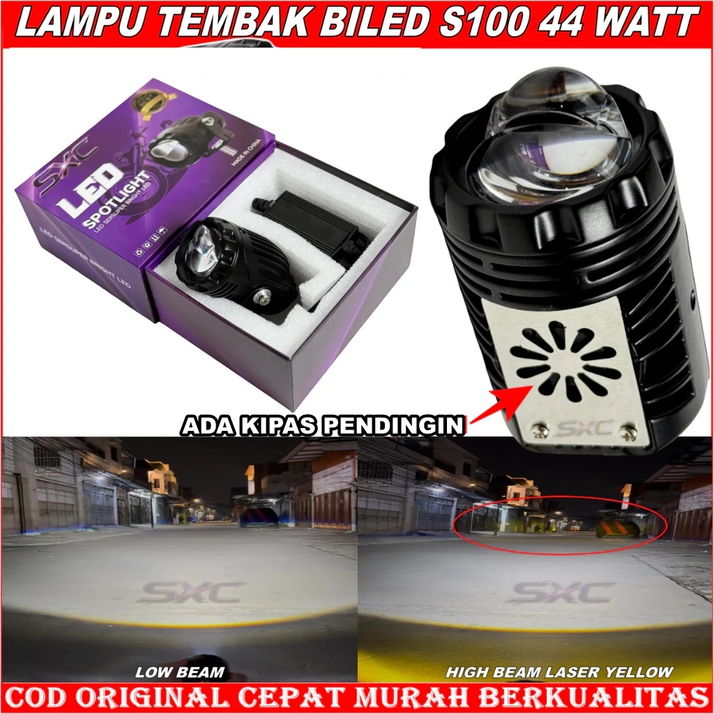 Biled 1.8 inch SXC S100 44 Watt 2-Color Waterproof Full Aluminum ...