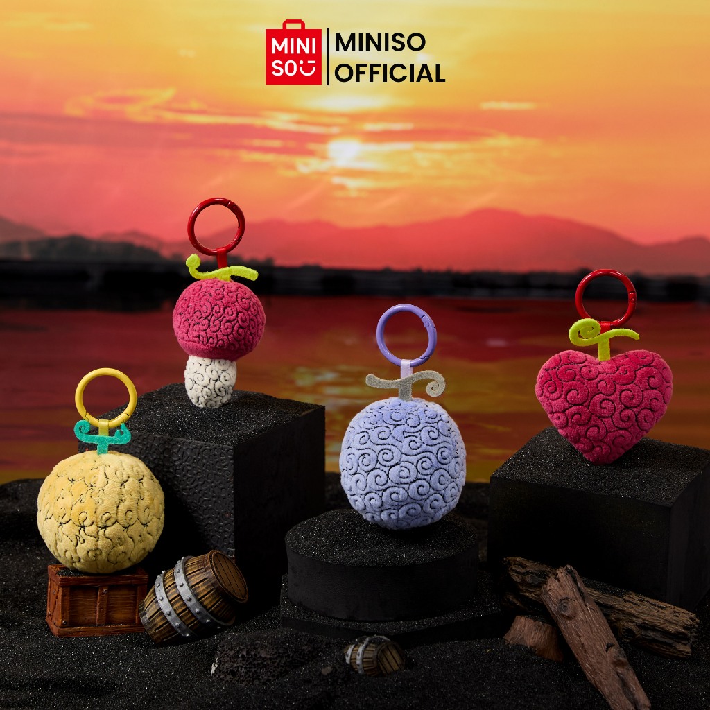 GANTUNGAN MINISO TOY - Miniso x One Piece Collection Fruit Plush ...