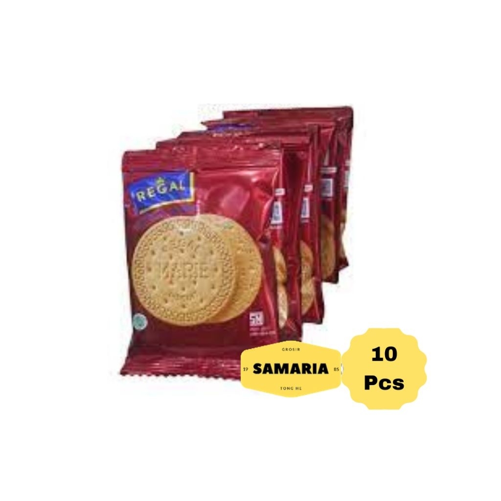 1 Hanging Marie Regal Biscuits, 12 Gram Saset Packaging (Contains 10 ...