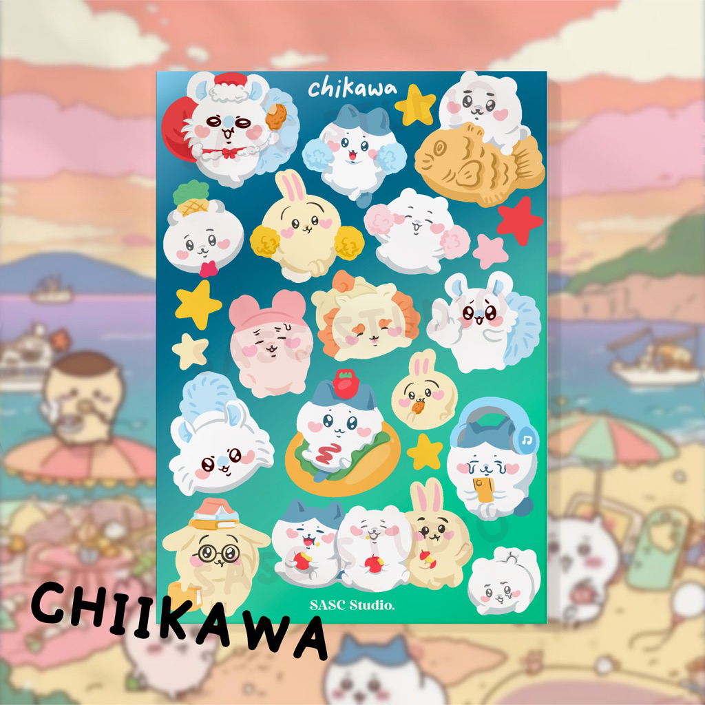 HP CHIIKAWA chikawa stickersheet cute adorable | Waterproof scrapbook ...