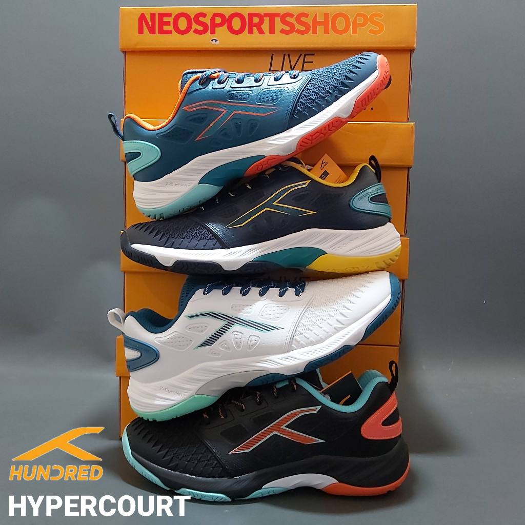 Original HNDRD Hundred Hypercourt Badminton Shoes | Shopee Philippines