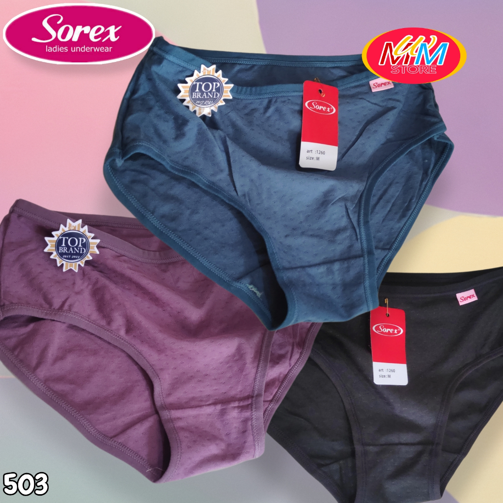 M503 (1 - 3 Pcs) Sorex Women's and Teenagers' Panties Sorex Midi ...