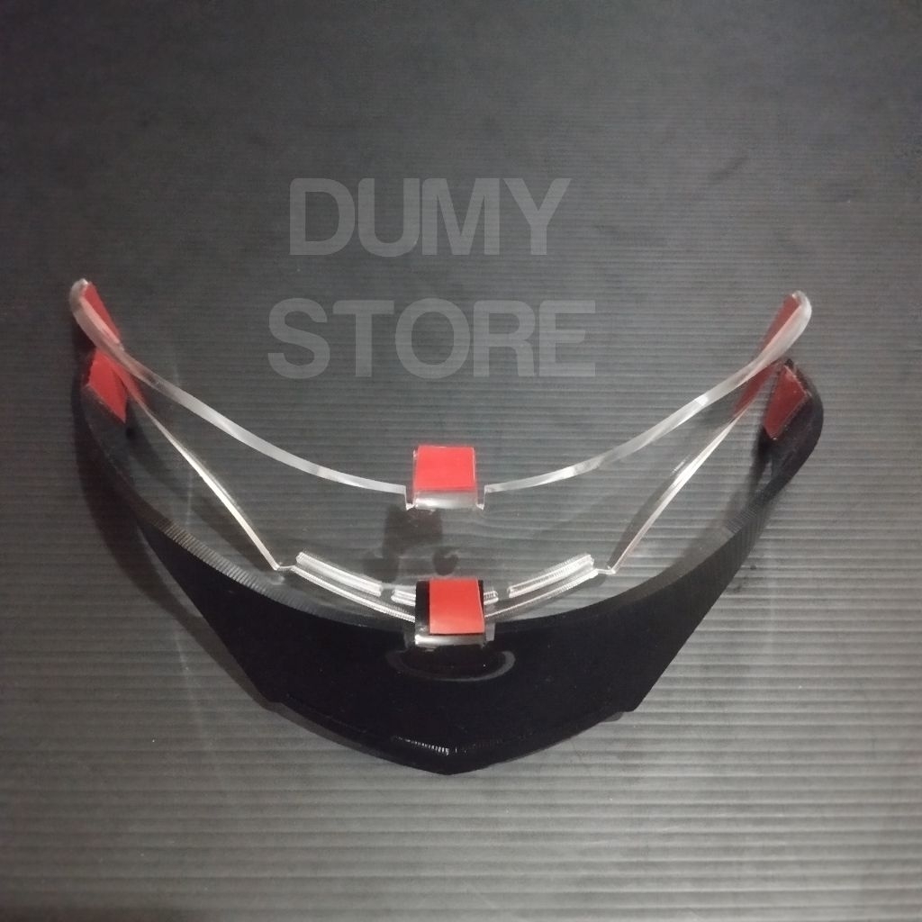 THICK ACRYLIC DYNAMIC GM FURY G2 OPTIMAX INK HELMET SPOILER | Shopee ...