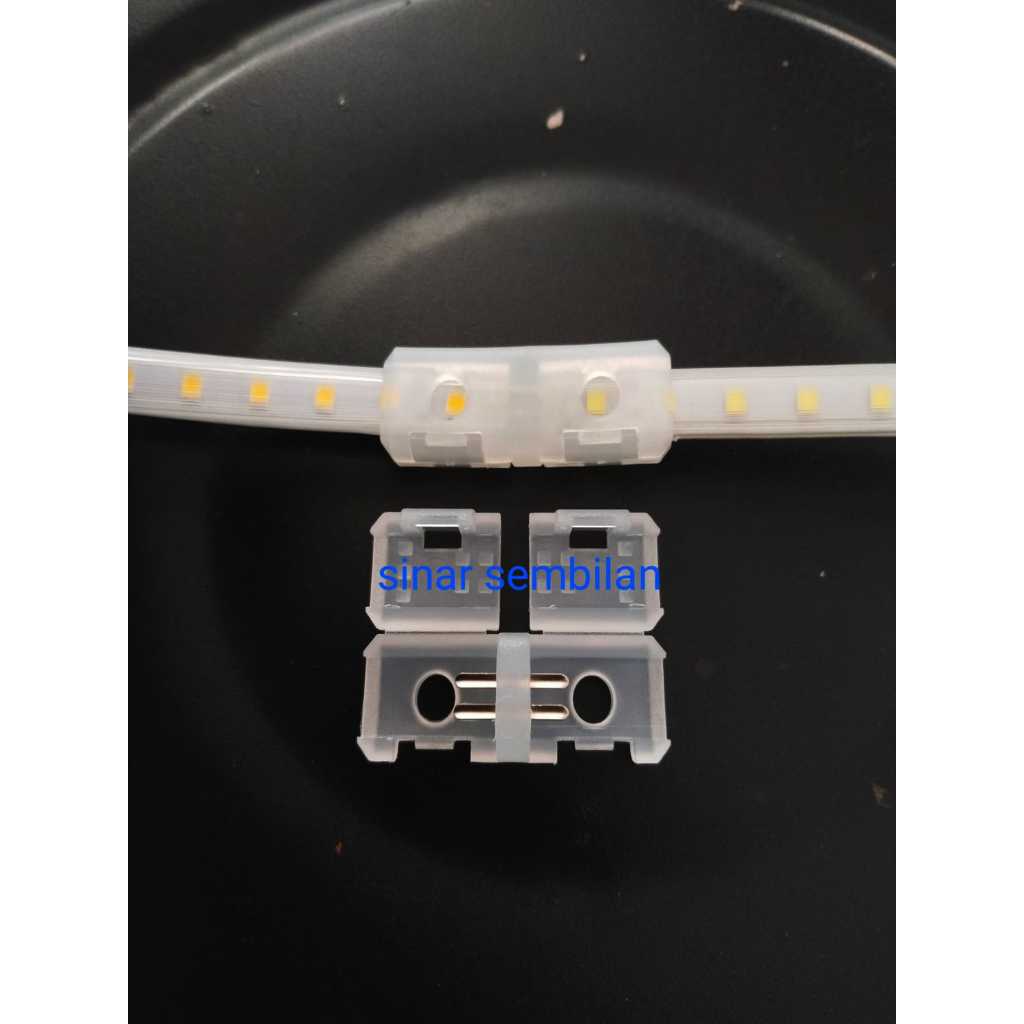 LED strip connection / 2-way clamp hose, LED strip connector / 220V ...