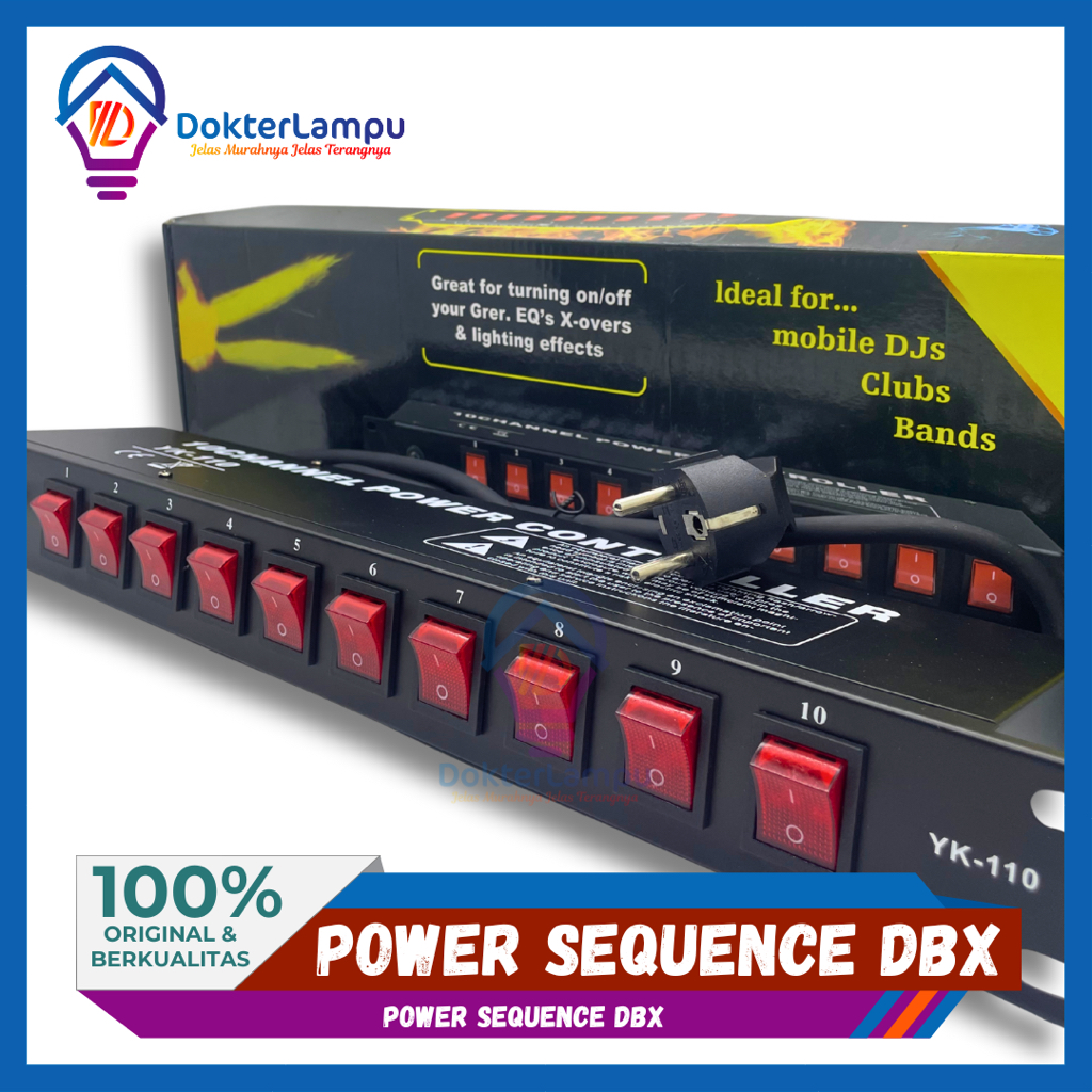 POWER SQUENCER DBX 10 CHANNEL POWER CONTROLLER | Shopee Philippines