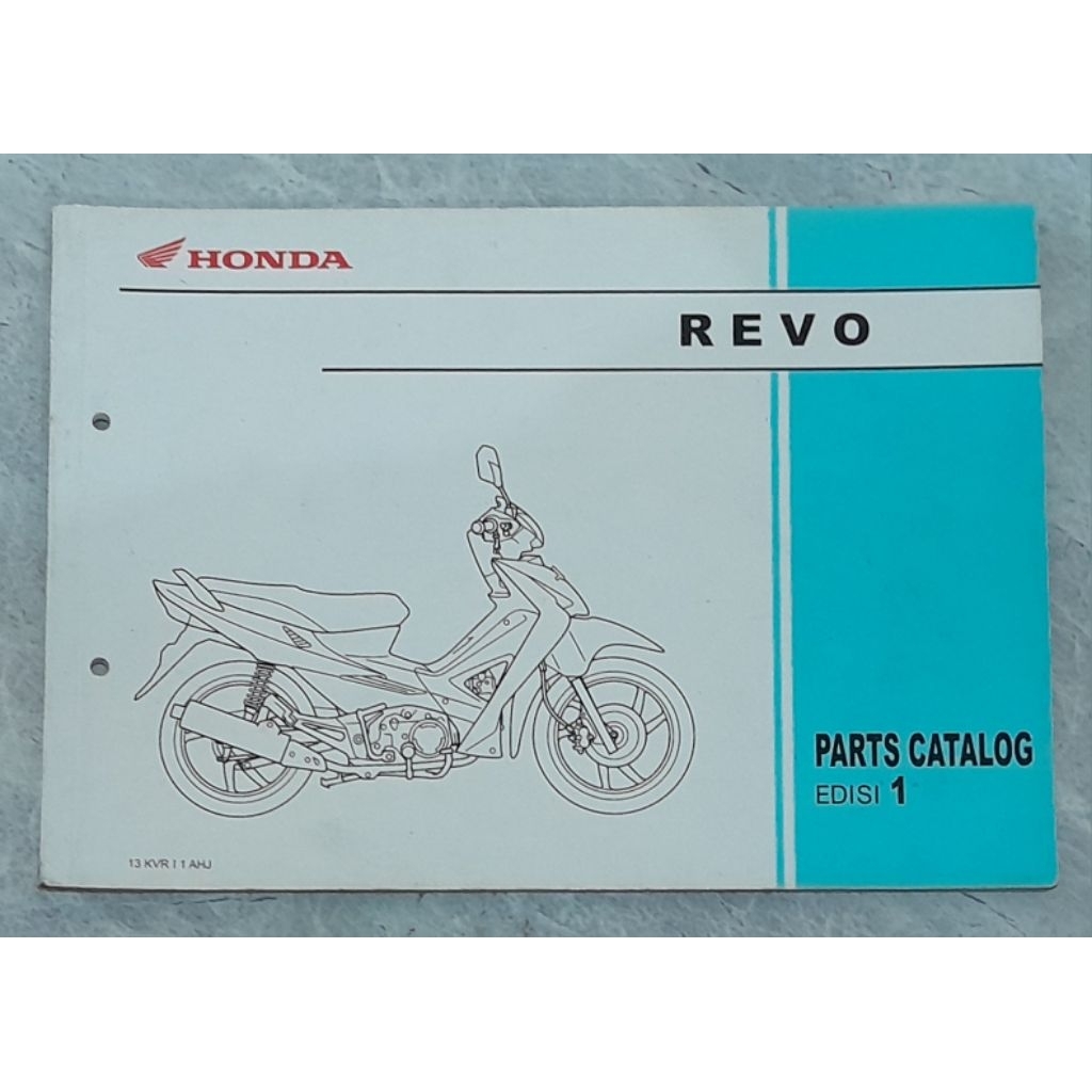 Original honda Revo 1 edition catalog parts catalog parts catalogue ...