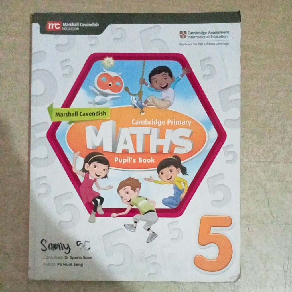 Cambridge Primary MATHS Pupil's Book 5 Marshall Cavendish | Shopee ...