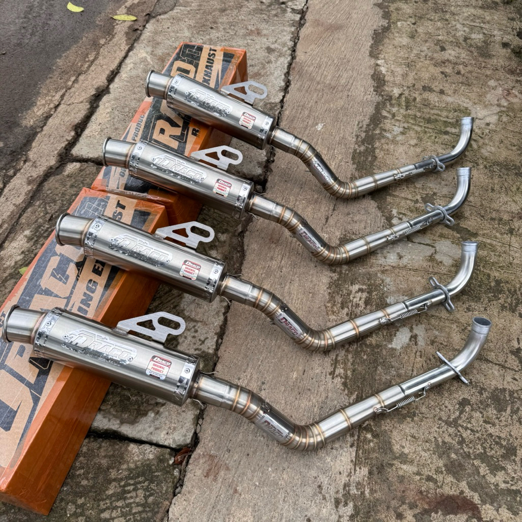 Original Draco exhaust non samlong Aerox vario Nmax pcx Lexi Beat mio ...