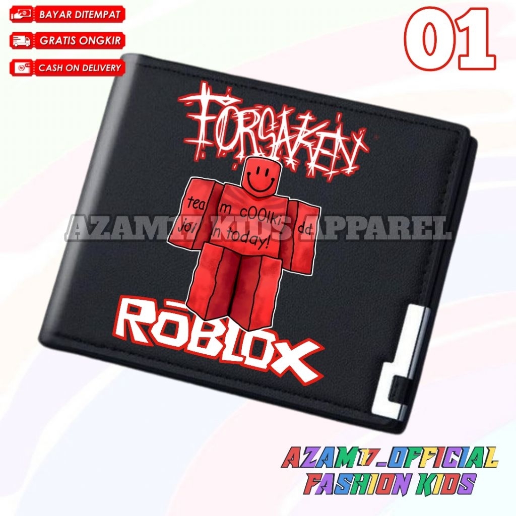 ROBLOX FORSAKEN WALLET ALL CHARACTERS FREE NAME / CHILDREN'S WALLET ...