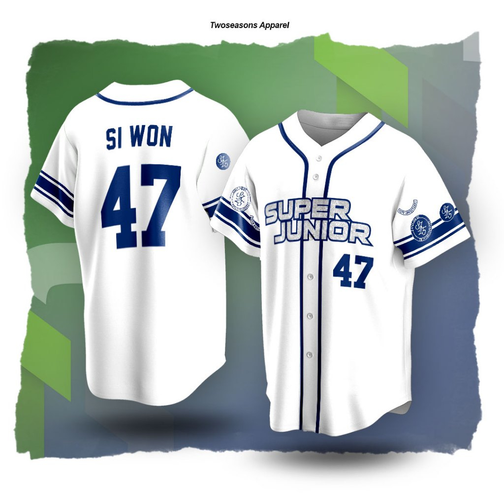 Jersey Baseball SIWON Super Junior Super Show 10 Suju Choi Si-won Kpop ...