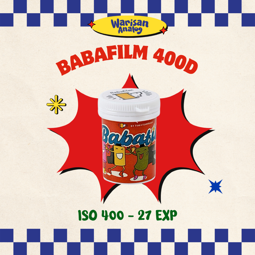 BABAFILM 400D - ROLL FILM 35MM - ISO 400 - 27EXP | Shopee Philippines