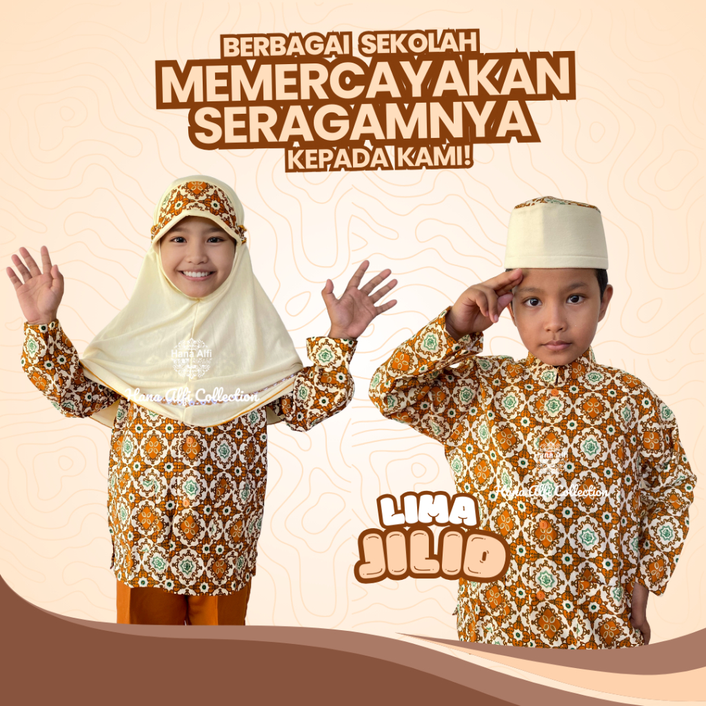 Latest National Batik Qiroati Uniform 5 Volumes National founder KH ...