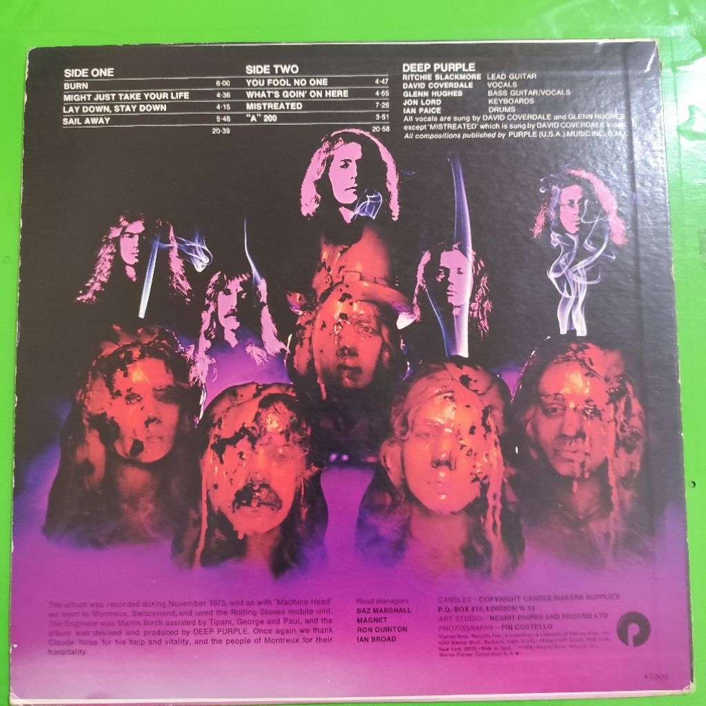 Imported 12' Vinyl/ Record DEEP PURPLE Burn | Shopee Philippines