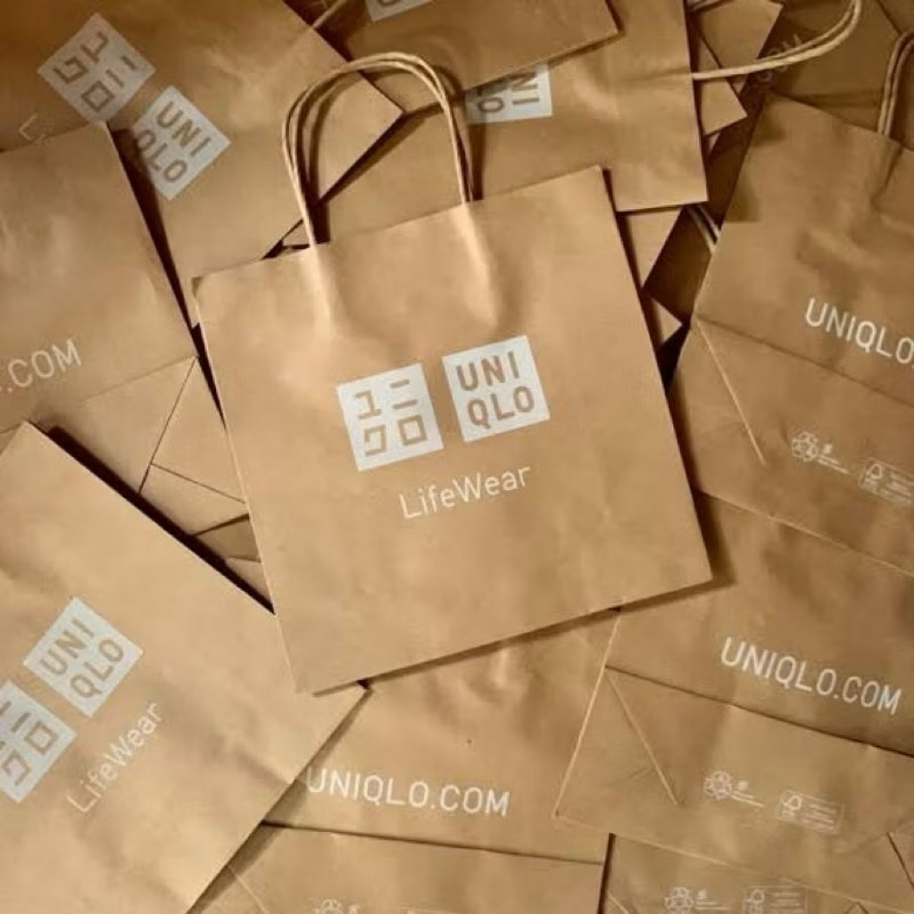 Uniqlo Paper Bag Paperbag | Shopee Philippines