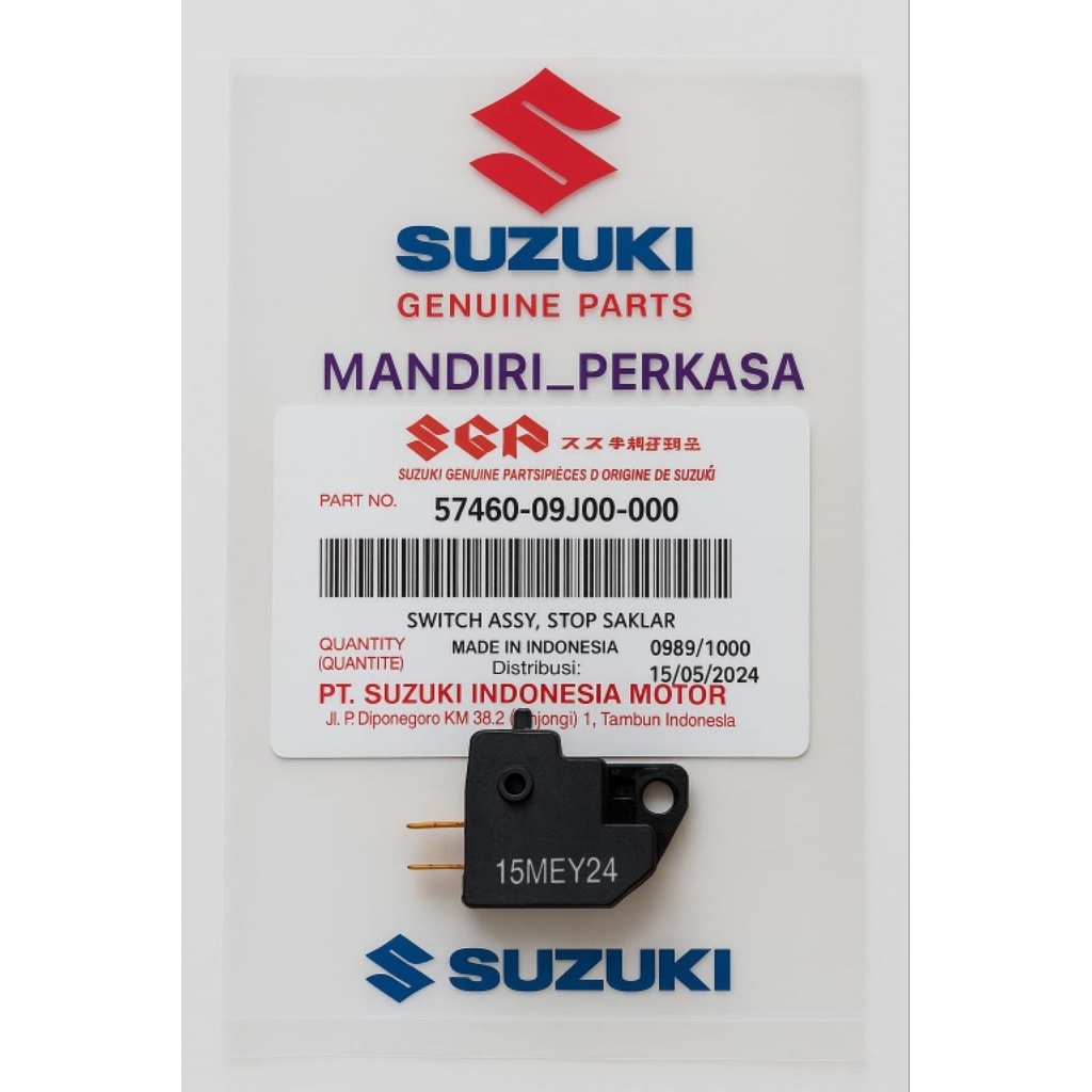 Front Brake Stop Switch Assy Smash Old New 110 Shogun 125 Satria FU 150 ...