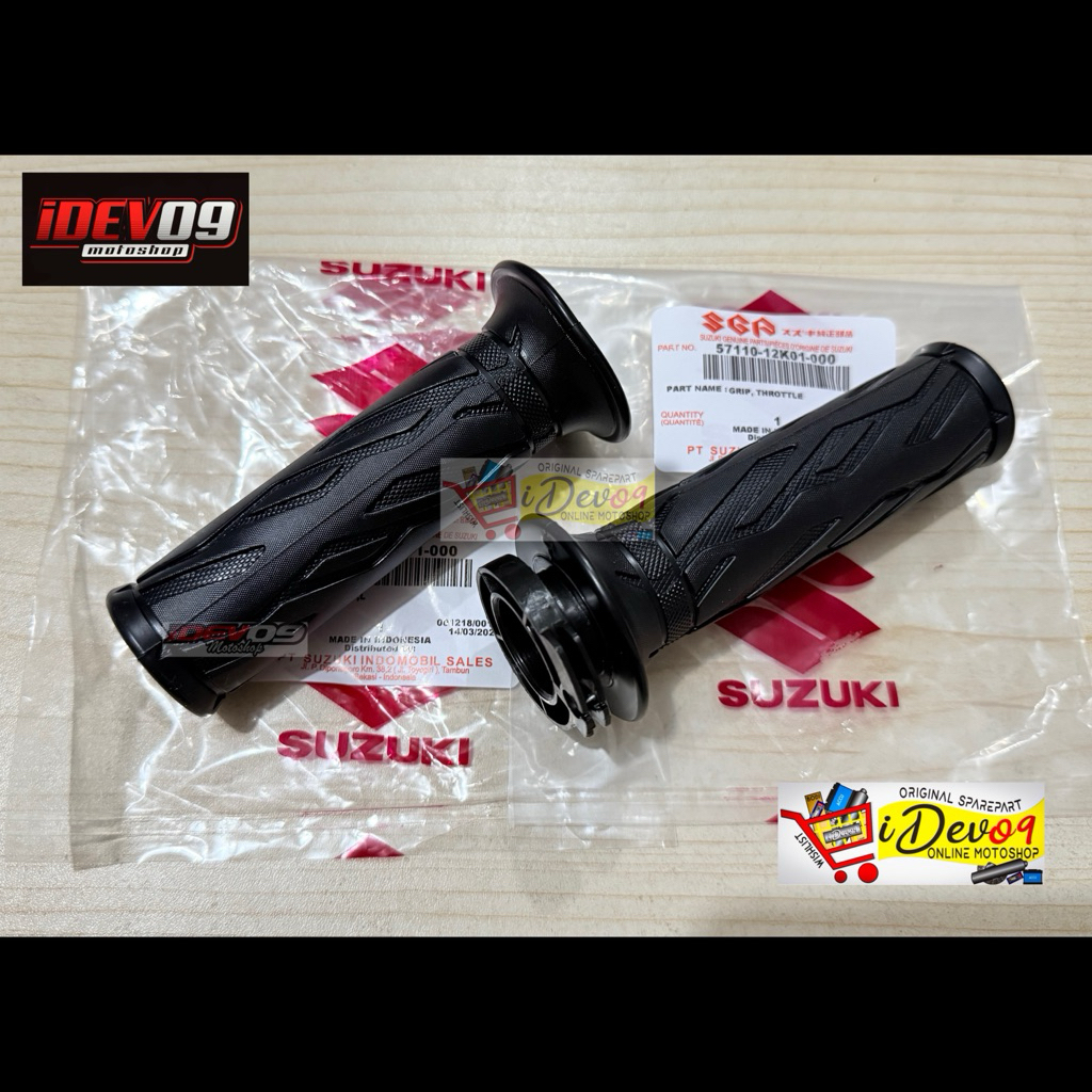 Rubber Throttle Handgrip Grip Right Left Handlebar Satria Fu Fi Raider ...