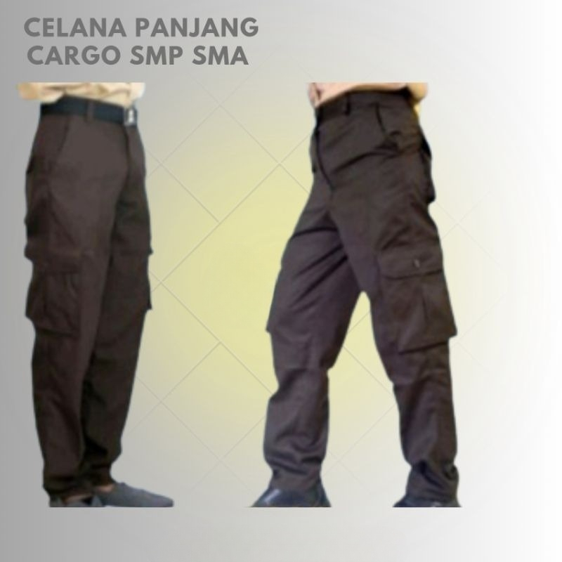 PDL SCOUT PANTS UNIFORM BRAND SIDE POCKETS SMP/SMK UNIFORM KELAI 7/12 ...