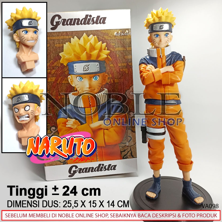 Naruto Uzumaki Figure Ninja Super Anime Grandista Collection Toy ...