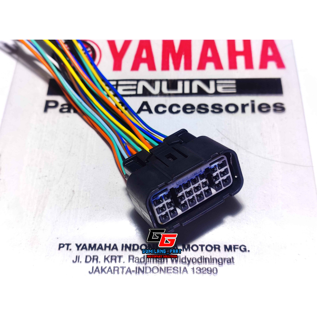 ECU socket cable ECU socket ECM pin 24 yamaha mio m3 mio z mio s soul ...