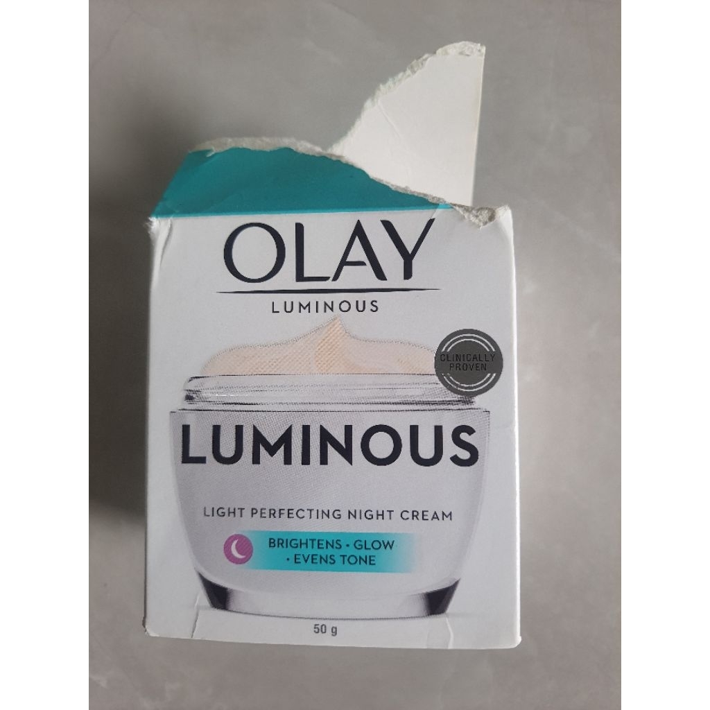 Olay Whitening Luminous Night Cream 50g Olay Night Cream White Radiance ...