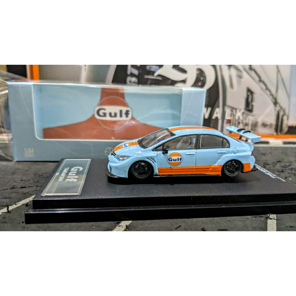 Diecast Time Micro TimeMicro Honda Civic Type R FD2 Gulf Livery Swap ...