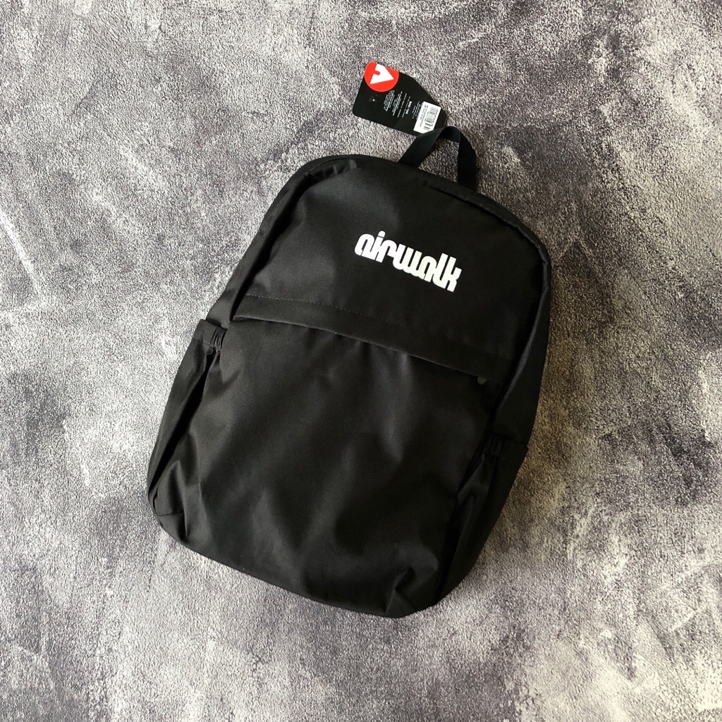 ORIGINAL AIRWALK BLACK BACKPACK | Shopee Philippines