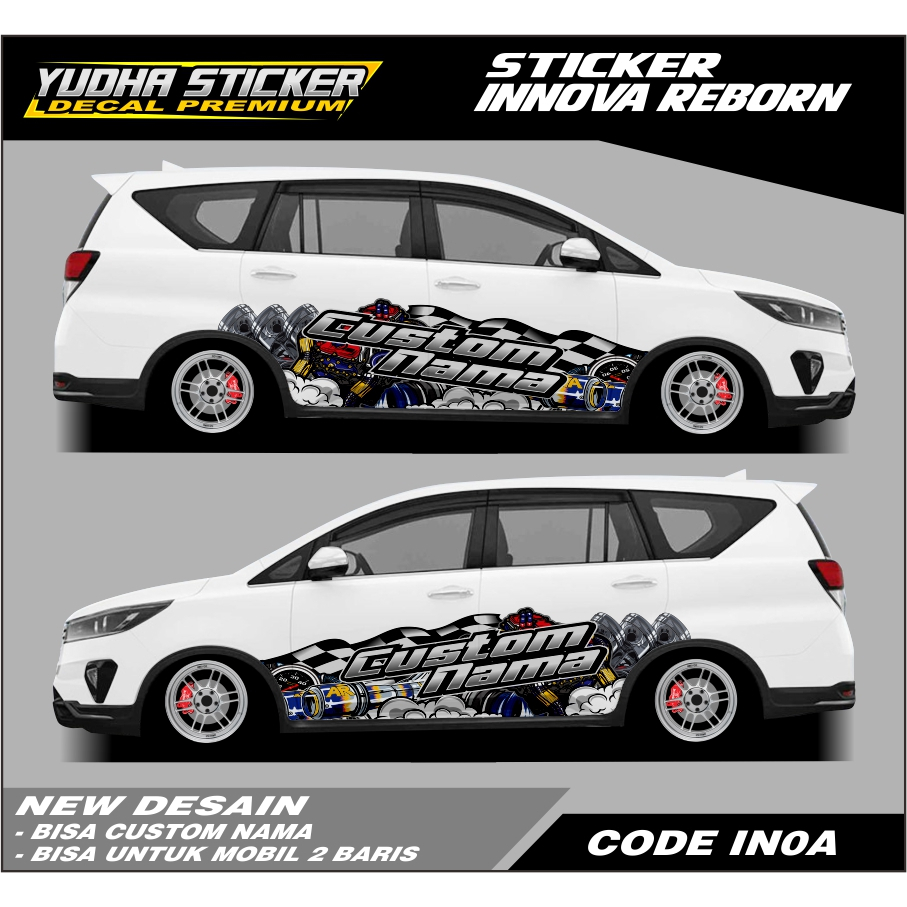 NEW DESIGN STICKER DECAL DESIGN THAILOOK ALL INNOVA REBORN FORTUNER ...