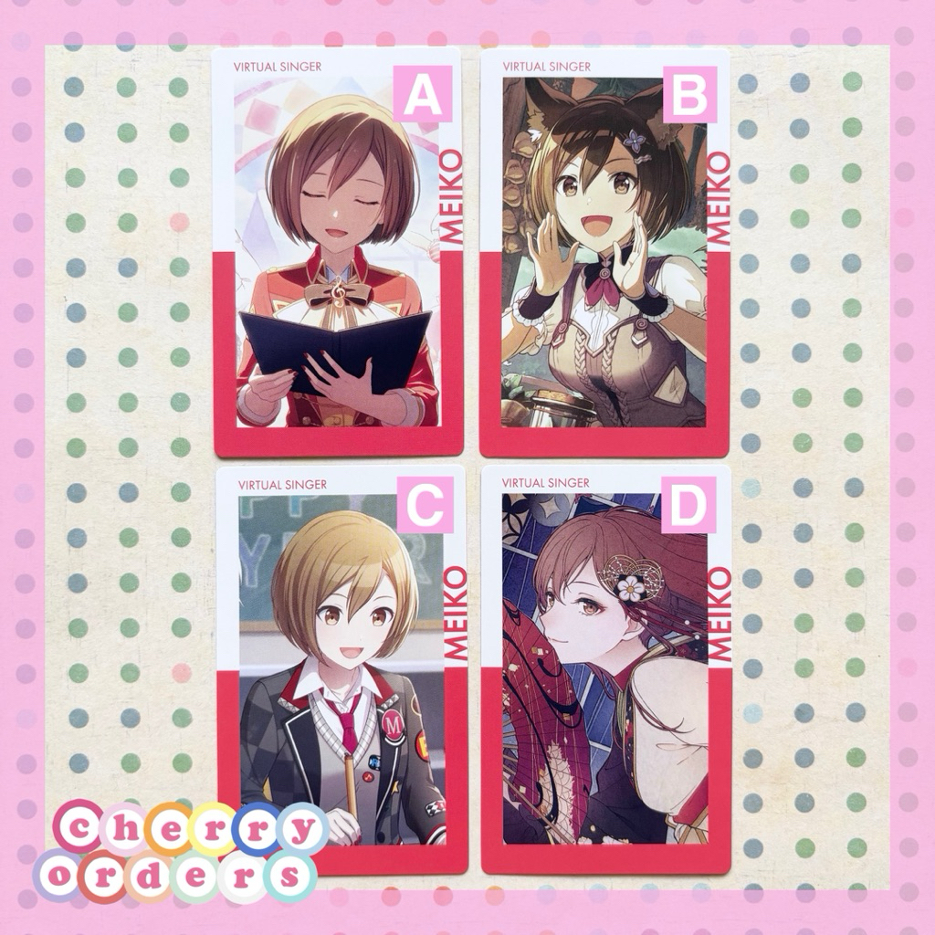SEKAI ePick Card MEIKO Project | Shopee Philippines