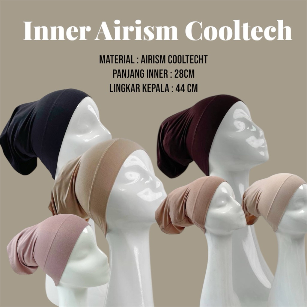 Leeza Hijab - Inner Airism Cooltech || Inner Women's hijab interior ...