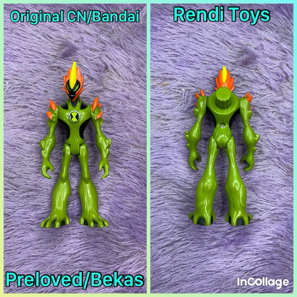 Ben 10 Alien Force Swampfire Action Figure Original Bandai | Shopee ...