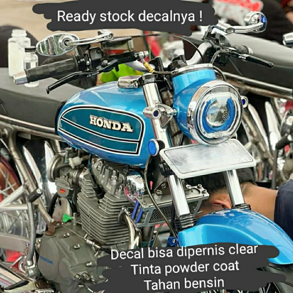 Honda CB125 striping, Honda CB125 stickers, CB 125 stickers, ORIGINAL ...